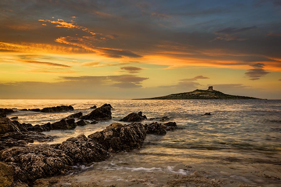 Sunset at Isola delle Femmine Sicily